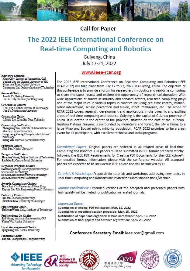 IEEE RCAR 2022